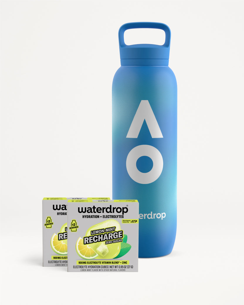 Ace your hydration — the AO26 Bottle Collection is here | waterdrop®