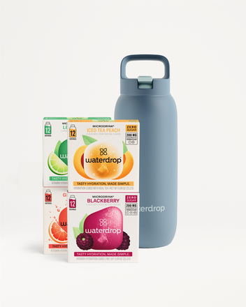 Variety packs - Hydration cubes & water bottle | waterdrop®