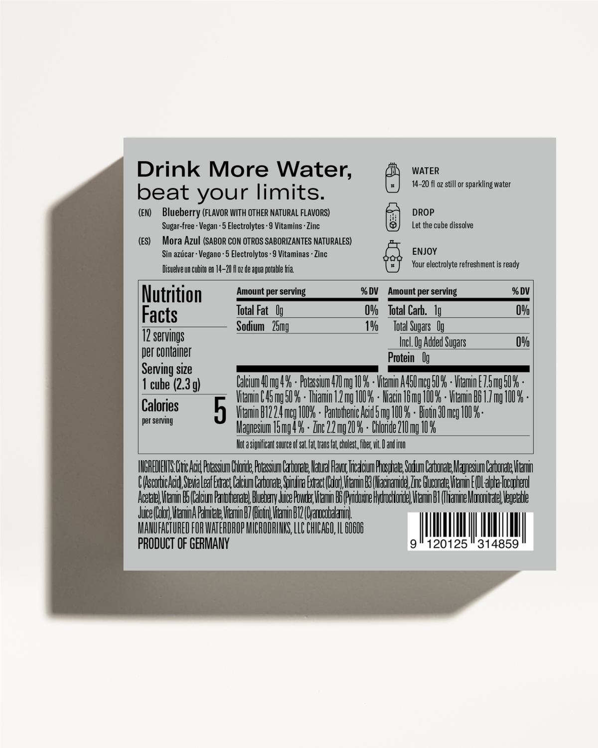 BLUEBERRY Microlyte: Order now | waterdrop®