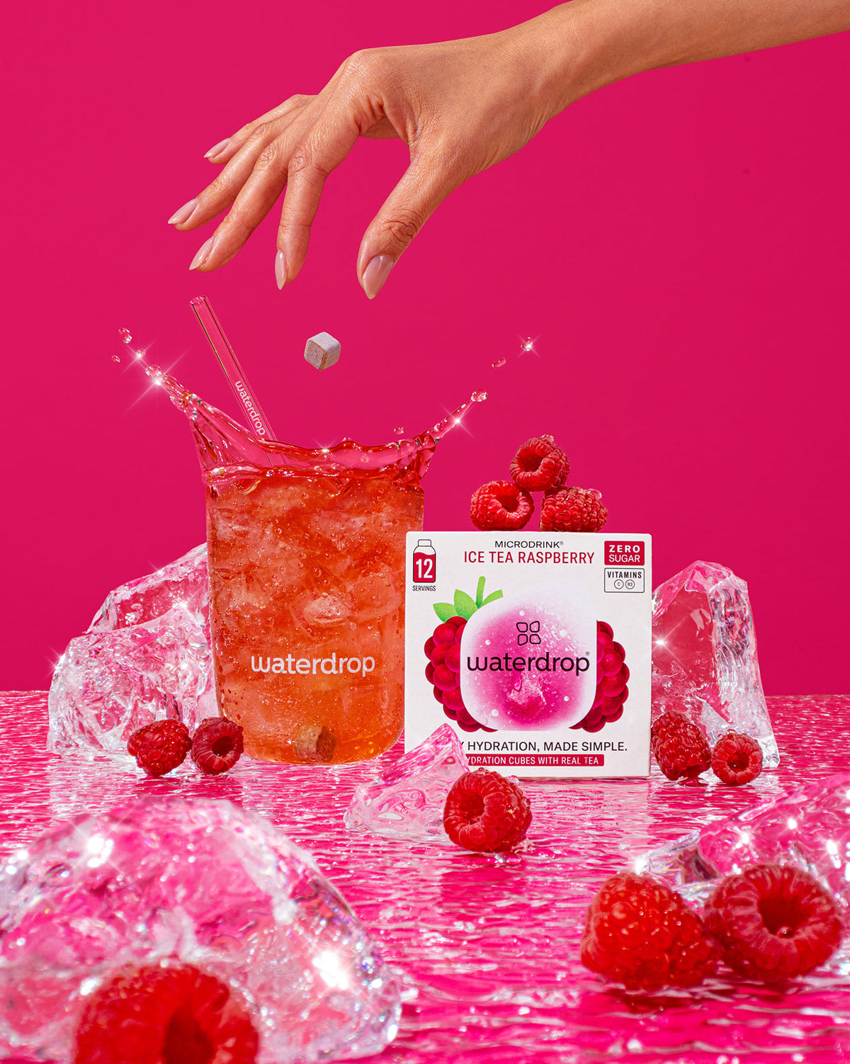 Microdrink ICED TEA RASPBERRY: Order now | waterdrop®