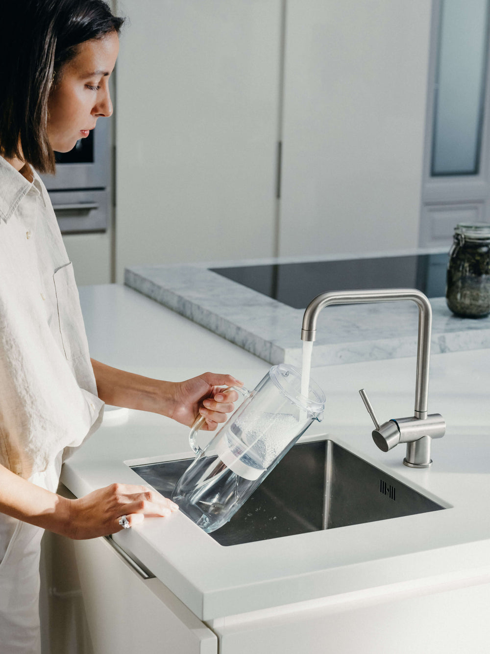 Filtered water with our LUCY® Filter Carafe