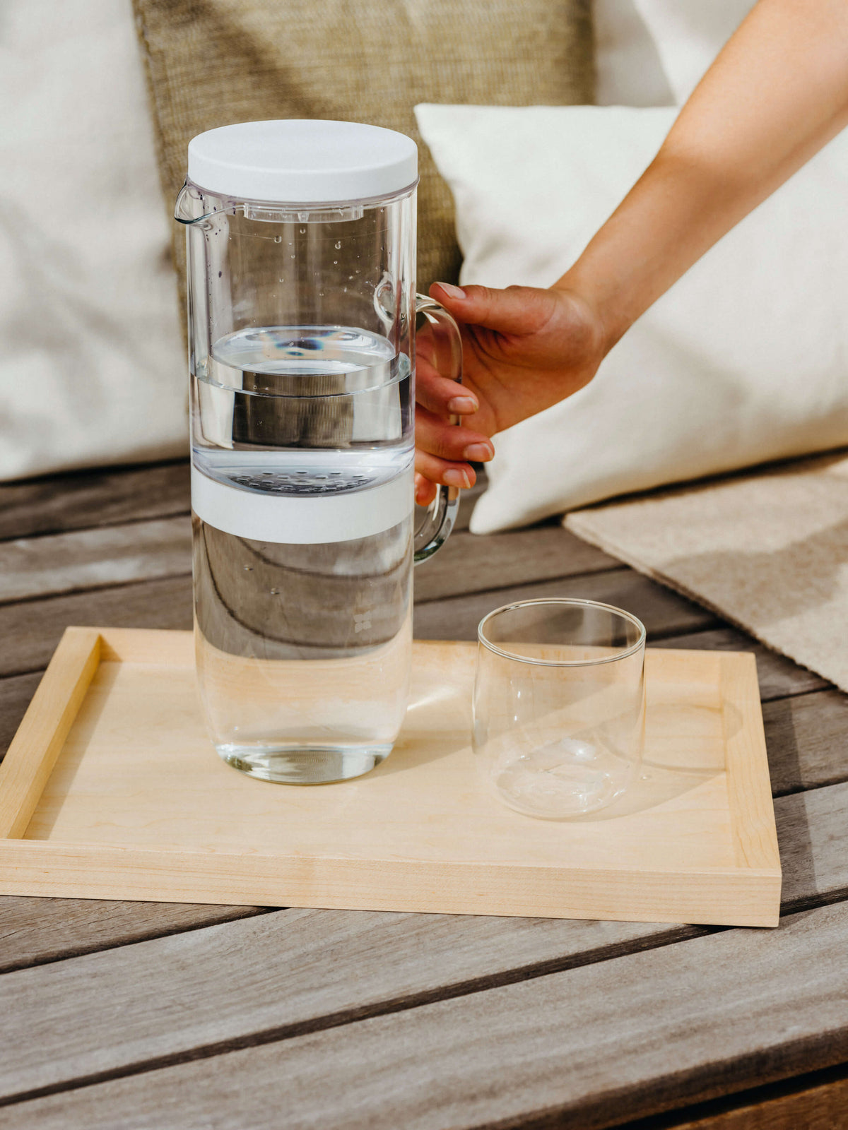 Filtered water with our LUCY® Filter Carafe