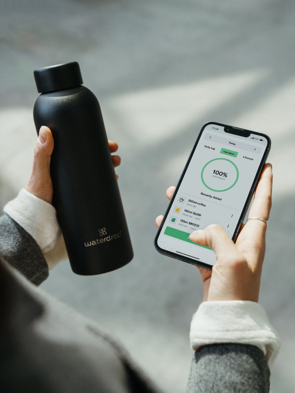 LUCY® Smart Cap: Your smart drinking assistant | waterdrop®