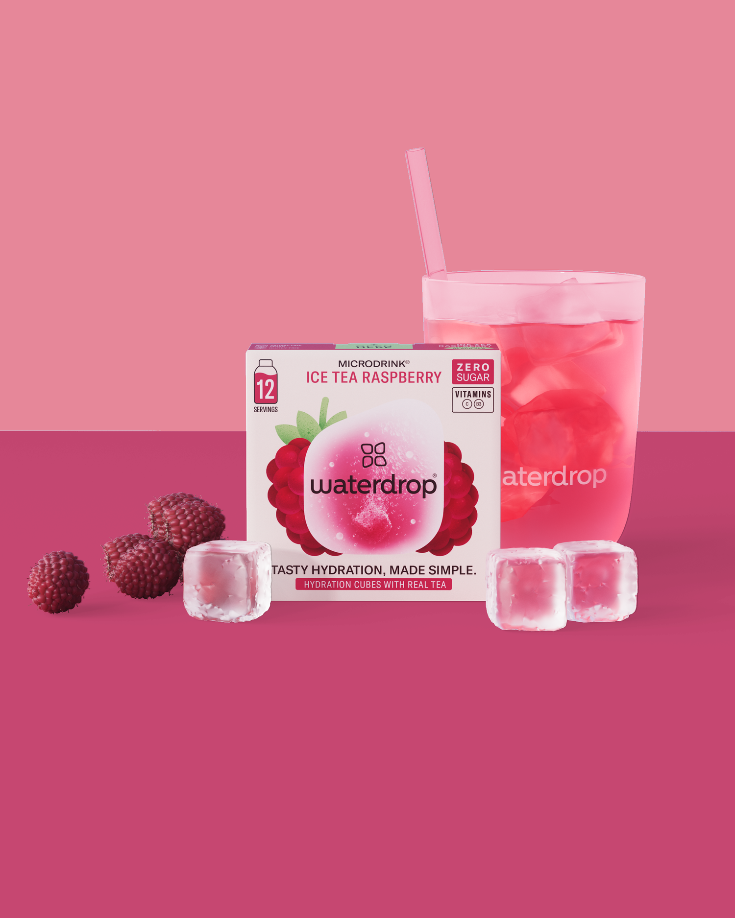 Microdrink ICED TEA RASPBERRY: Order now | waterdrop®