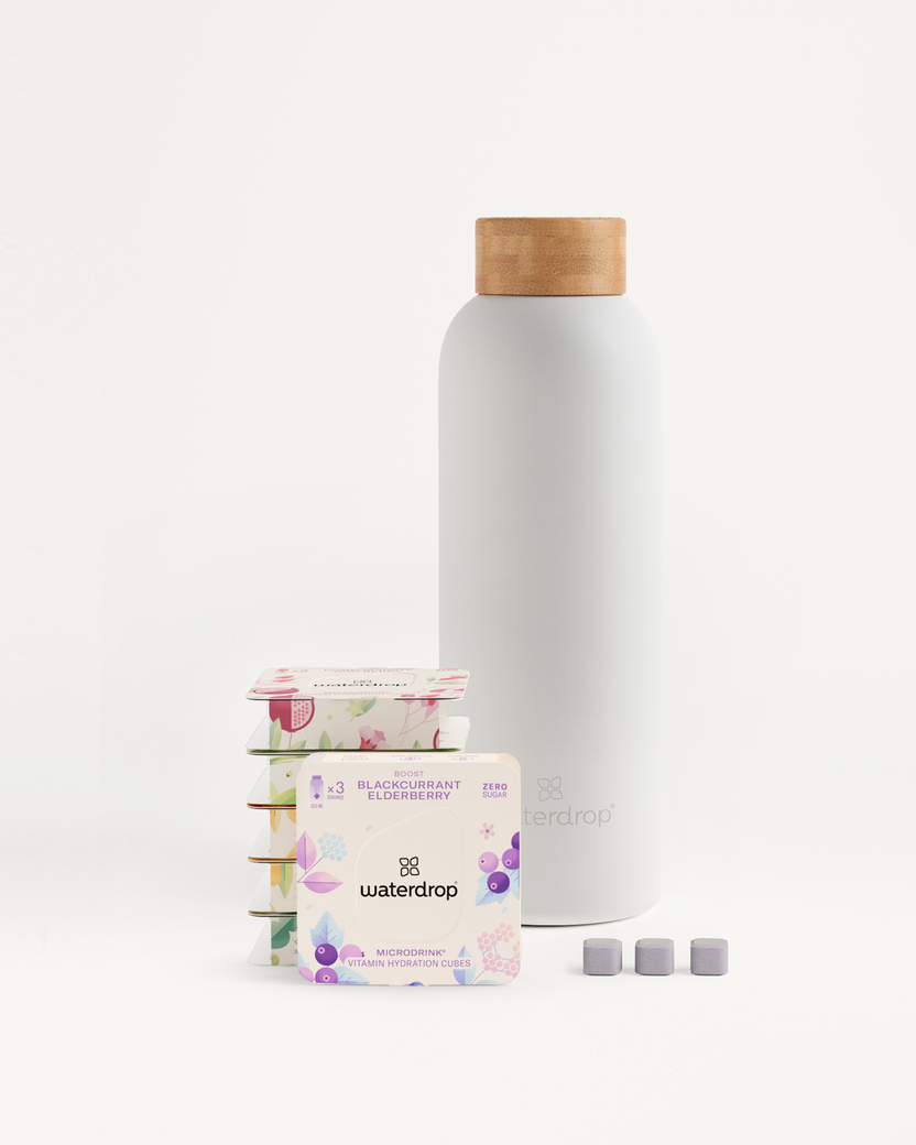 Variety packs - Hydration cubes & water bottle | waterdrop®